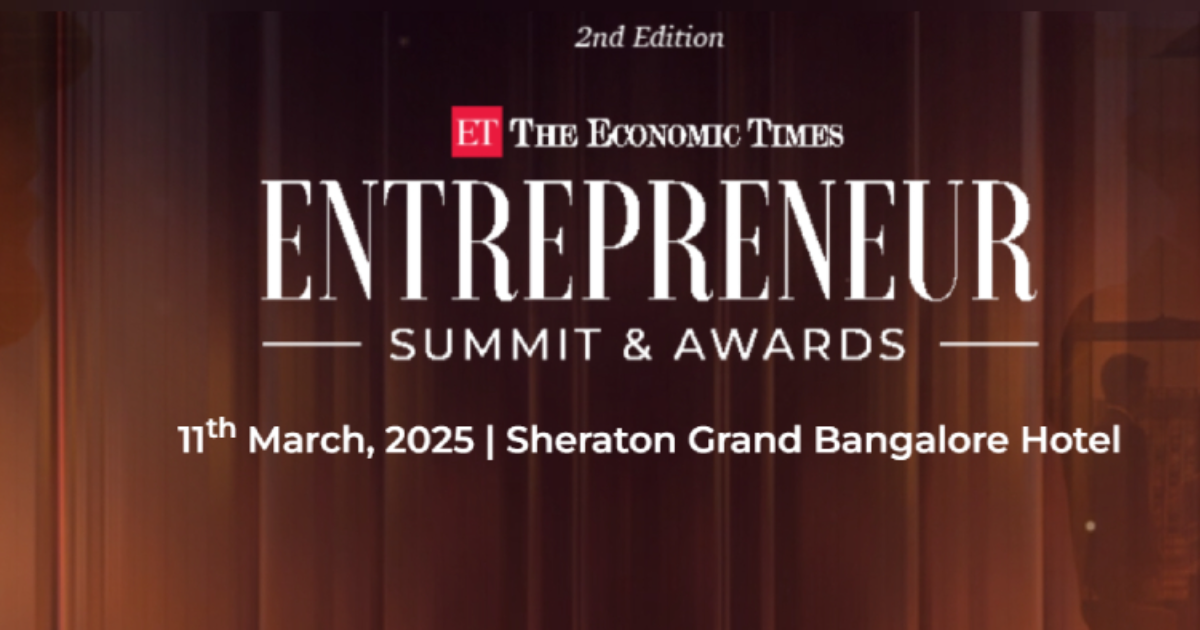 Entrepreneur Awards | Start-up Awards | The Economic Times B2B | The ...